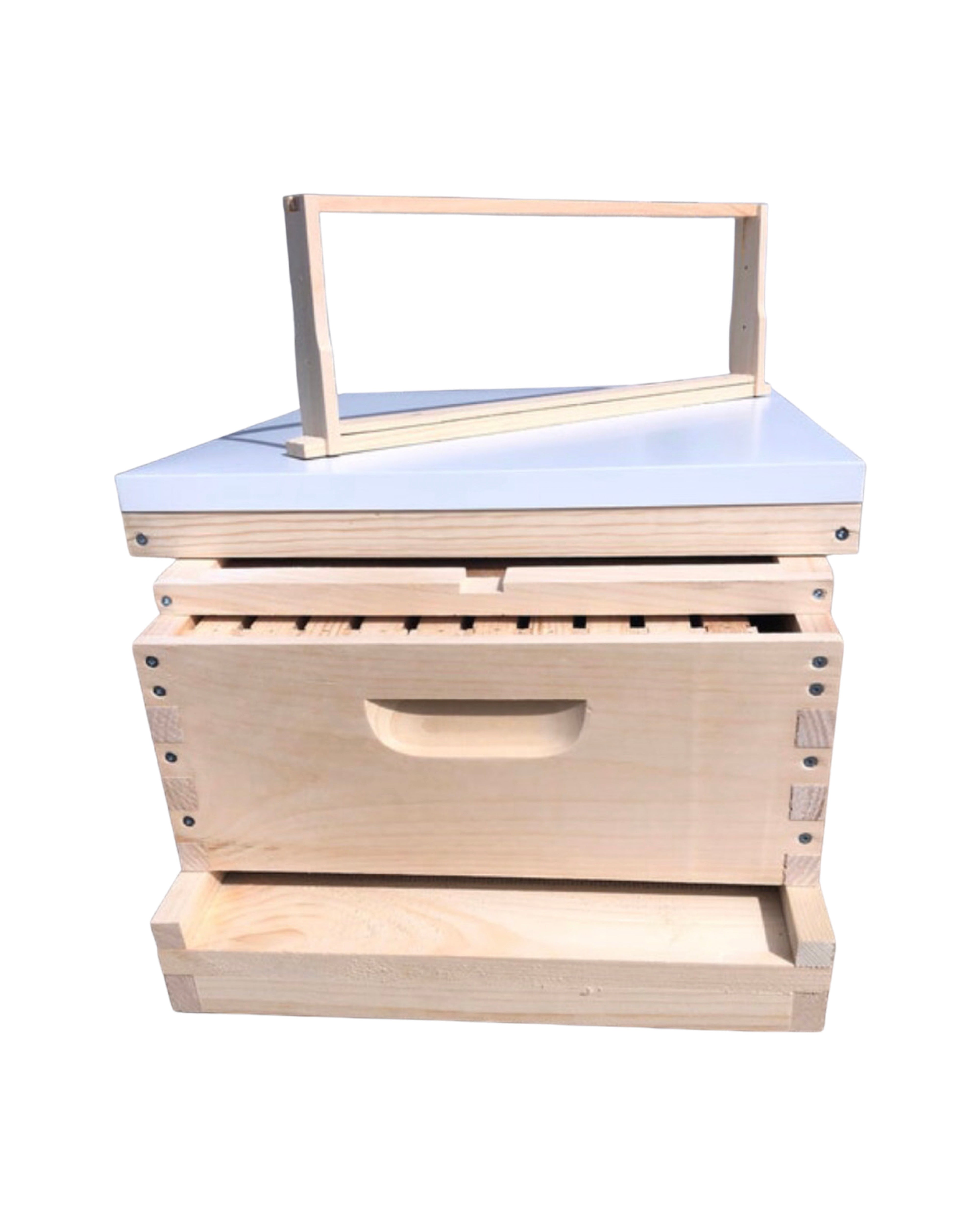 1 Medium (6 5/8) w/Frames Beekeeping Bee Hive kit (Un-Assembled) Langs ...